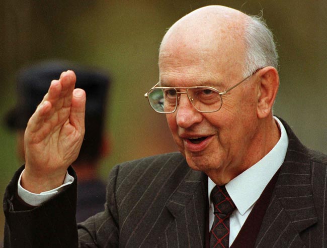 Muere Pieter Botha, símbolo del 'apartheid'