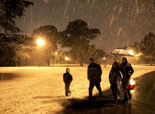 Fotos Nevada Sorpresiva En Buenos Aires Imágenes 