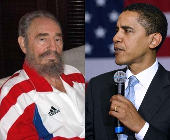 Fidel Castro critica y alaba a Obama