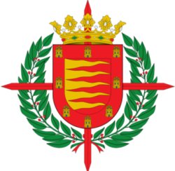 La cruz laureada del escudo de Valladolid fue concedida por Franco en 1940