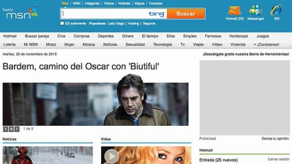 MSN rediseña su página web e integra las redes sociales