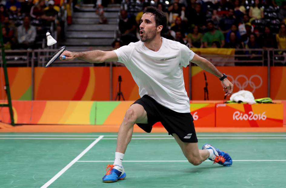 Pablo Abián, eliminado en la fase de grupos en bádminton en Río