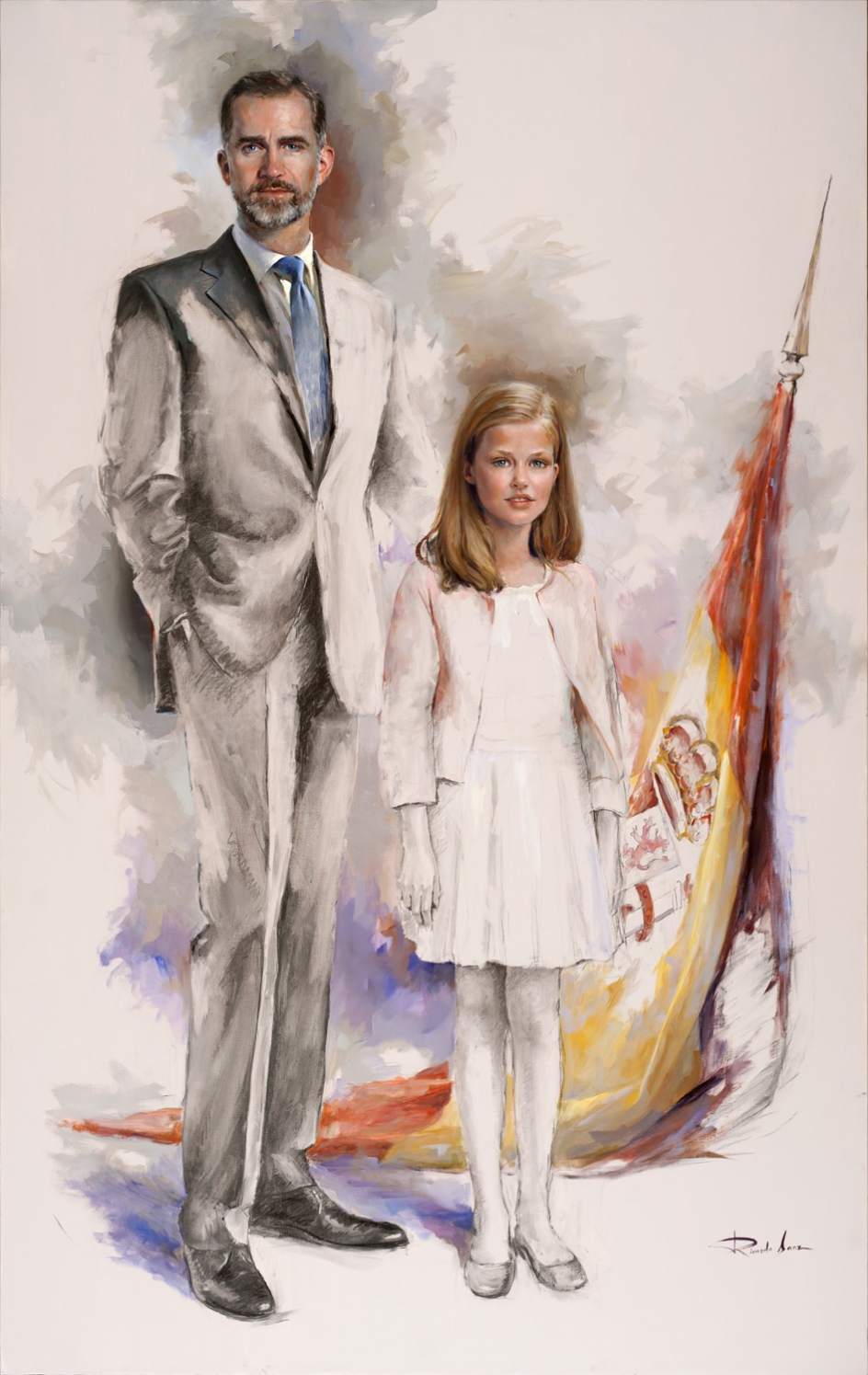 Hacen público el primer retrato oficial del rey Felipe VI junto a la ...