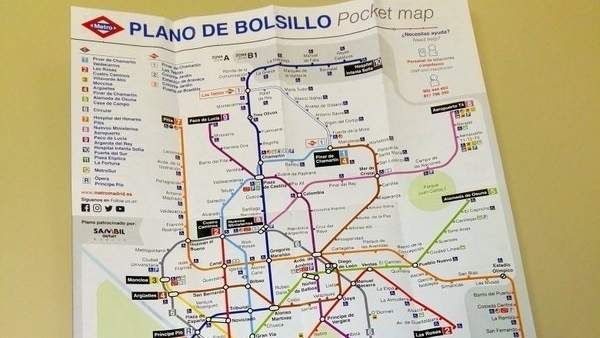 Metro de Madrid lanza un nuevo plano ampliado y con textos más grandes ...