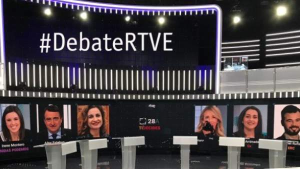 Debate del 28-A, en TVE | Sigue en directo la primera cita televisiva ...